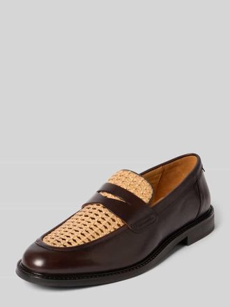 GANT Loafers aus Leder mit Label-Pr&auml;gung Modell Lozham