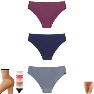 Generic Sous-v&ecirc;tements sans bout de chameau pour femme, r&eacute;sistant &agrave; la transpiration, respirant, confortable, sans couture, sous-v&ecirc;tements invisibles en soie 