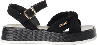 Liu Jo Femme, Chaussures, Noir, Taille: 38 EU Sandales Plateformes
