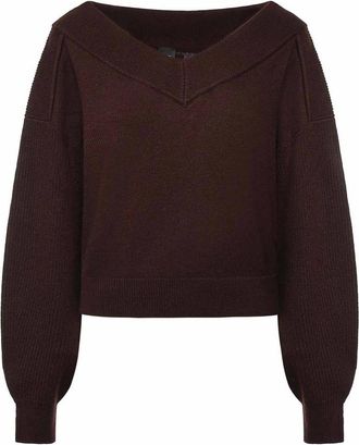 Pinko Rundhalspullover - Braun