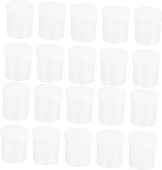 Artibetter 3 Sätze Teiliges Mini Aufbewahrungsbox Rund Behälter Mit Sicher Schließendem Deckel Vielseitig Für Nageldiamanten Perlen Farben DIY Bastelprojekte Kun