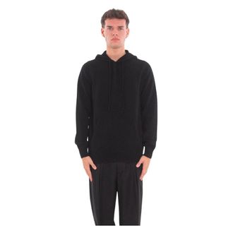 MC2 Saint Barth Homme, Sweatshirts et sweats &agrave; capuche, Noir, Taille: XL Mahony Lambswool Sweat &agrave; capuche