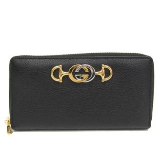 Gucci Portefeuille en cuir Pre-owned - Femme - Pre-owned - Noir - Taille: ONE Size