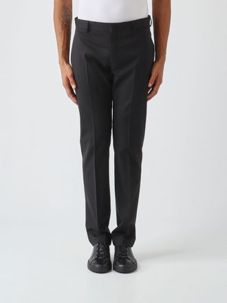 Pantaloni Torino Pantalon de tailleur coupe slim en laine vierge m&eacute;lang&eacute;e