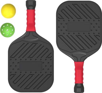 Generico Gurkenschaufel, Gurkenkugel-Set, 2 St&uuml;ck, hohe Elastizit&auml;t, verbreiterte Pickelball-Set, verdickte Gurkenkugel-Set, Sportballschl&auml;ger