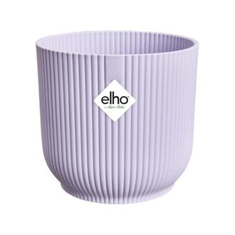 ELHO Vibes Fold Rond Mini 11 - Pot De Fleurs pour Intérieur - Plastique 100% recyclé - Ø 11.1 x H 10.5 cm - Violet/Lilas Doux