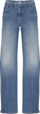 Mother Femme, Jeans, Bleu, Taille: W26 Mid Rise Lasso Sneak Jean