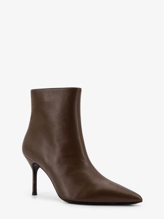 Staud Womens Leather Boots Brown