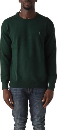 Polo Ralph Lauren Homme, Pulls, Vert, Taille: S Pull en laine m&eacute;rinos