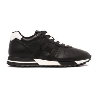 Hogan Homme, Chaussures, Noir, Taille: 38 EU H838 Low-Top Baskets
