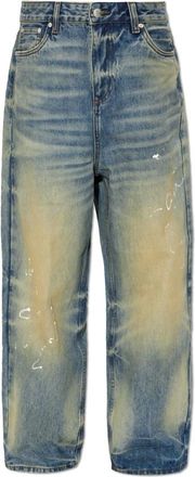 Misbhv Misbhv, Femme, Jeans, Bleu, Taille: W27 Jean Baggy Effet Vieilli