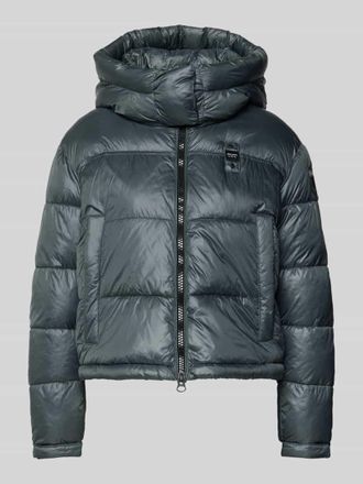 Blauer Steppjacke mit Sorona-F&uuml;llung Modell GLORIA