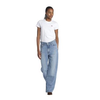 Levi's Femme, Jeans, Bleu, Taille: W26 Ribcage Wide Leg