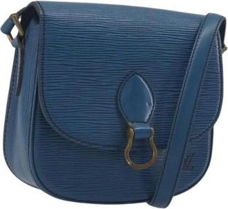 Louis Vuitton Pre-owned Cuir sacs-louis-vuitton - Femme - Pre-owned - Bleu - Taille: ONE Size