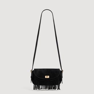 Sandro Wildleder-Tasche Mini Mambo