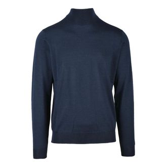 FILIPPO DE LAURENTIIS Homme, Pulls, Bleu, Taille: XL Pull en laine m&eacute;rinos col roul&eacute;