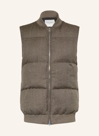 Profuomo Profuomo Steppweste braun