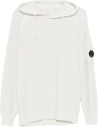 C.P. Company C.p. Company, Homme, Sweatshirts et sweats &agrave; capuche, Blanc, Taille: L SweaT-shirts &agrave; capuche