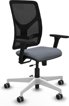 Piqueras y Crespo B&uuml;rostuhl aus Stoff mit 3D-Armen, h&ouml;henverstellbare Lendenwirbelst&uuml;tze, ausgestattet mit Syncro/Traslack und Schneideschaum, mit Rollen von 65 mm, Par