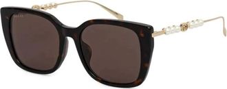 Gucci Sonnenbrille - - Accessories - Damen - Braun - 55 MM