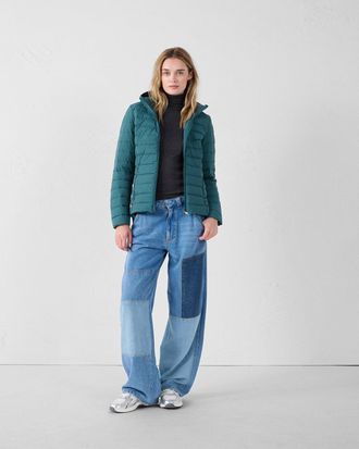 Jott Doudoune &agrave; capuche stretch l&eacute;g&egrave;re Deep lake Salma - Taille XS