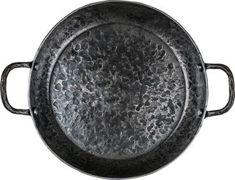 Forged Essentials Bratpfanne Karbonstahl, PFAS-frei, geeignet f&uuml;r alle Herdarten (zwei Griffe, 24cm)