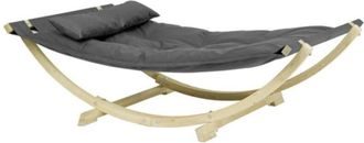Amazonas Sandals Amazonas - Lit terrasse suspendu luxe xxl flottant lounge bed en bois