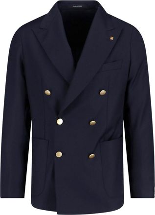Tagliatore Blazer Aus Schurwolle Mit Doppelknopfleiste