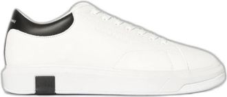 A|X Armani Exchange Ledersneaker mit niedrigem Schaft - - Shoes - Herren - Schwarzk - 40 EU