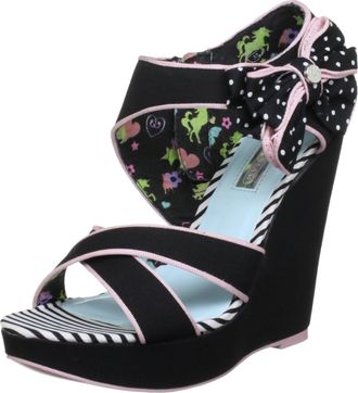 Babycham Damen Nia Sandalen, Schwarz-Noir (Black)