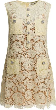 Self Portrait Femme, Robes, Jaune, Taille: 34 FR Robes