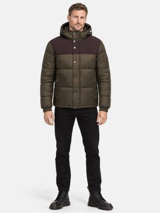 Tazzio Winterjacke A808 Gef&uuml;tterte Steppjacke mit abnehmbarer Kapuze und Innentasche