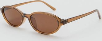 Mango Lunettes de soleil monture rectangulaire marron - Femme - Taille unique - MANGO