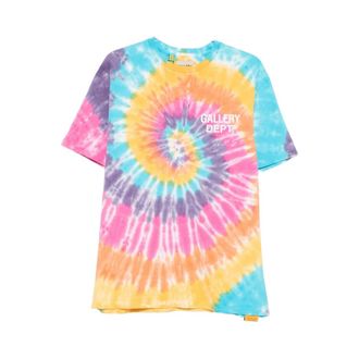 Gallery Dept. Blaues Tie-Dye Spiral Motif T-shirt - - Tops - Herren - Mehrfarbig - M