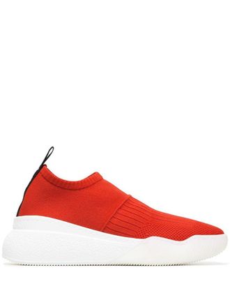 Stella McCartney Loop Sock-Sneakers - Rot