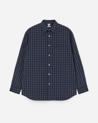 Arket Oversized-Hemd Aus Popeline -Blau