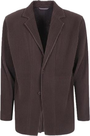 Issey Miyake Tailored Pleats 1 Jacket - - Jackets - Herren - Braun - L