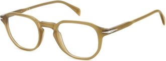 Eyewear by David Beckham Homme, Accessoires, Orange, Taille: 47 MM Optical Frame