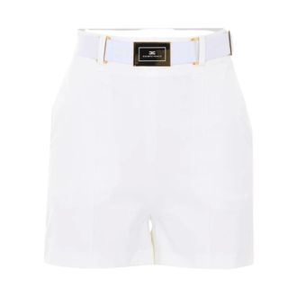 Elisabetta Franchi Damen, Shorts, Wei&szlig;, XSGr&ouml;&szlig;e
