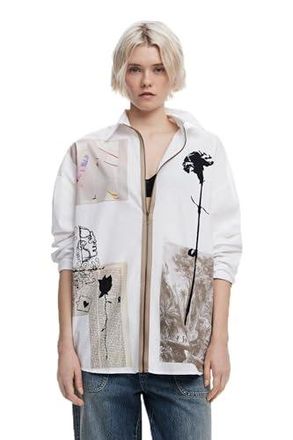 Desigual Shirt_RECORTES_Lacroix, 1000 White, S/M