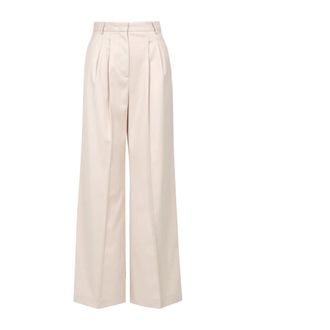 Simona Corsellini Plissierte Wide-Leg Hose - - Trousers - Damen - Beige - XS