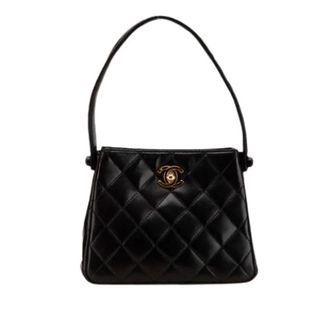 Chanel Pre-owned Vintage Handtasche aus Lammleder - - Pre-owned - Damen - Schwarzk - ONE SIZE