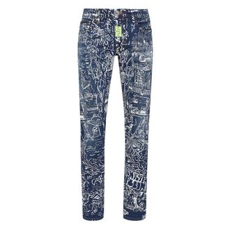 Philipp Plein Homme, Jeans, Bleu, Taille: W29 Super Jeans droits