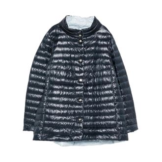 Herno Femme, Vestes, Bleu, Taille: 46 FR Veste r&eacute;versible A-Shape