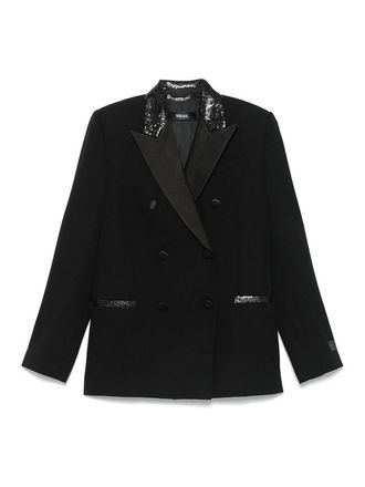 Versace Robe Au Genou - Noir