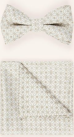 Wilvorst Wilvorst Set: Fliege Und Einstecktuch gruen