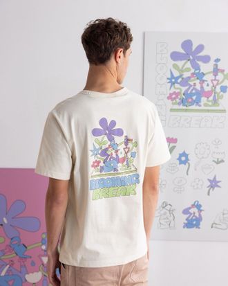 Faguo T-shirt imprim&eacute; blooming &eacute;cru