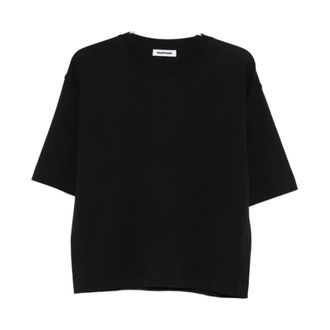 Darkpark L&auml;ssiges T-Shirt - - Tops - Damen - Schwarzk - XS