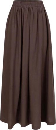 &Acirc;m&egrave; Kilt Langer Rock - - Skirts - Damen - Braun - XS
