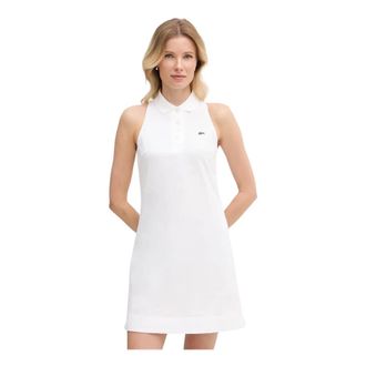 Lacoste Damen, Kleider, Wei&szlig;, SGr&ouml;&szlig;e